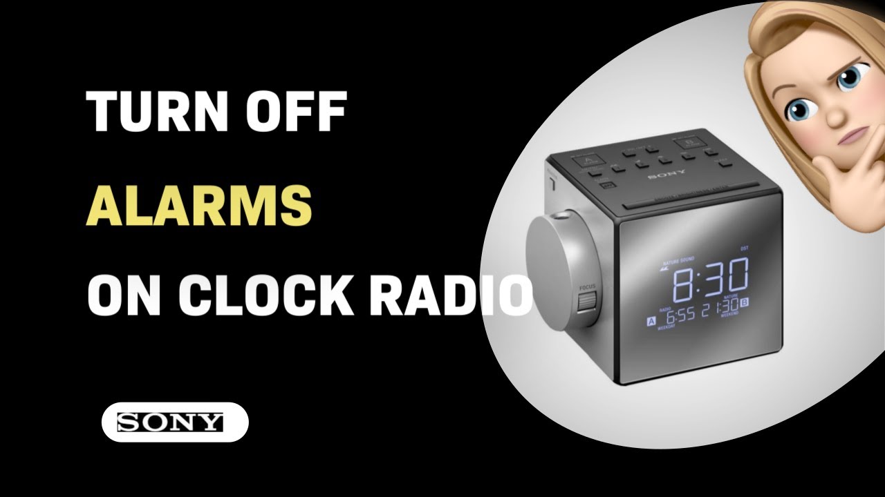 How to Turn Off Alarms on Sony ICF-C1PJ Clock Radio - YouTube