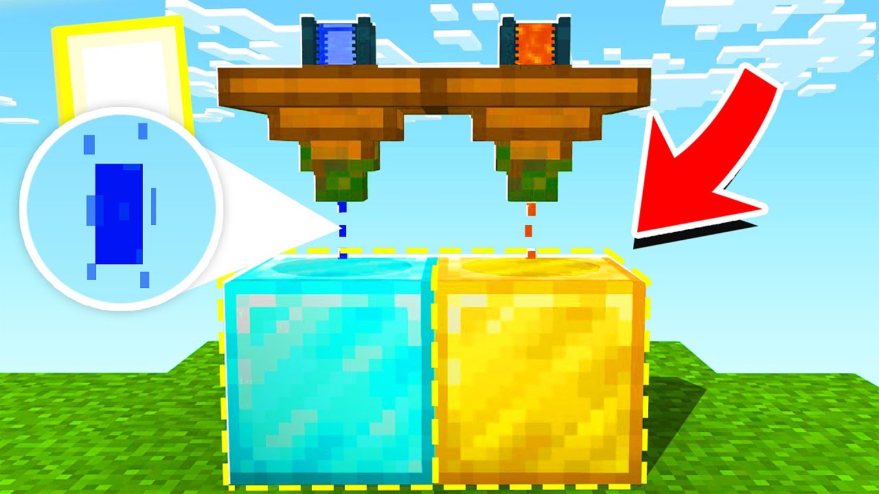 CRIANDO MINÉRIOS COM GOTAS DE ÁGUA E LAVA - SkyBlock Celestial #3 - YouTube