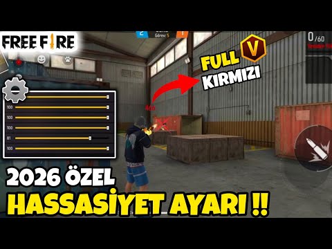 FREE FİRE 2026 YILINA ÖZEL HASSASİYET AYARI ! - FULL KAFADAN VURUŞ GİDEN AYAR - FREE FİRE HASSASİYET