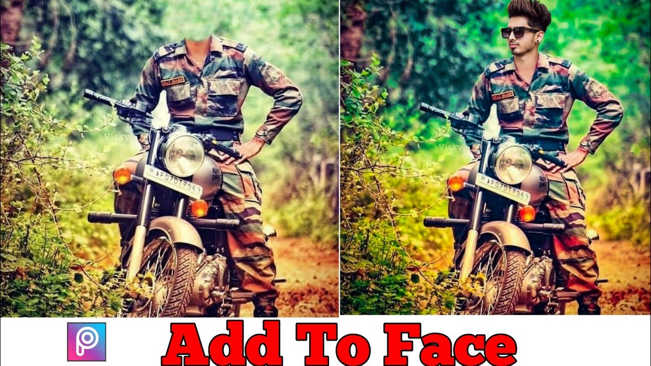 Add To Face || Indian Army Photo Editing || Army Photo Editing ...
