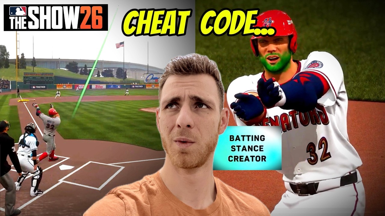 Cheat Code Batting Stance In MLB The Show 26! - YouTube