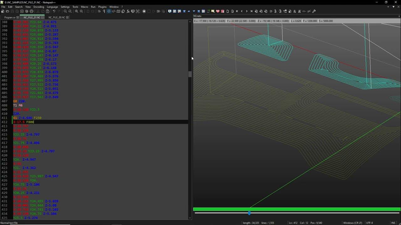 Gcode editor 101 : Notepad++ & NCneticNpp - YouTube