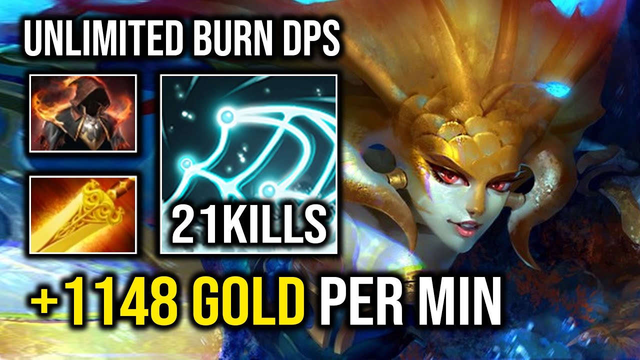 Ultimate 1v5 Naga Siren +105 Radiance Flames Cloak Burn Per Second 1.1K ...