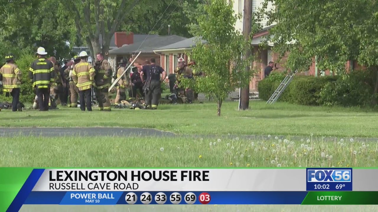 House fire on Russell Cave Road leaves 1 injured - YouTube