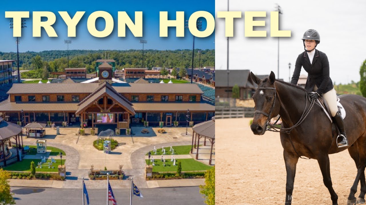 Staying at Tryon's new hotel!! + showing in the 3'6 performance! - YouTube