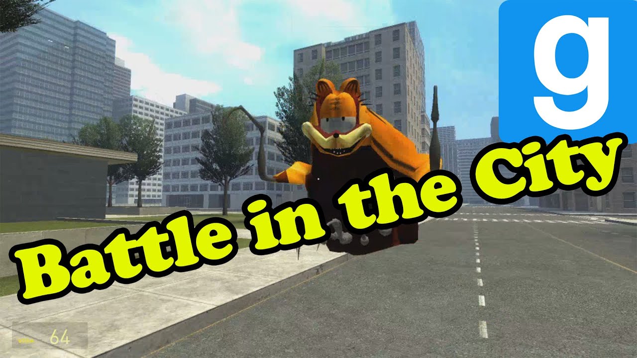 Battle With Gorefield in Garry's Mod - YouTube