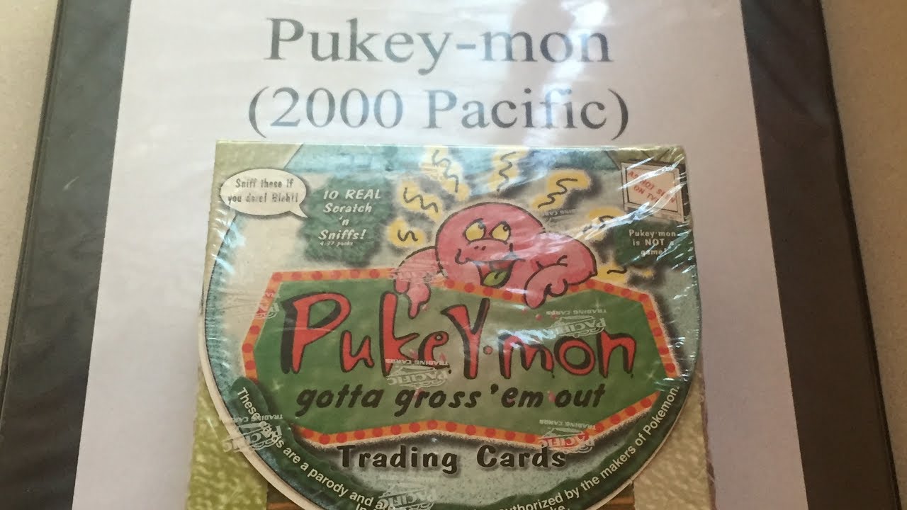 Pukey-mon Trading Cards - Complete Set! - YouTube