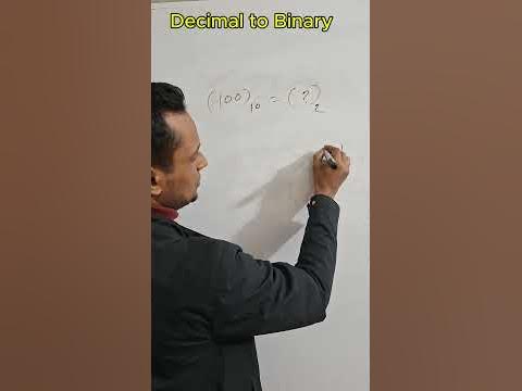 Decimal to Binary Part 1 #ict #decimal #education - YouTube
