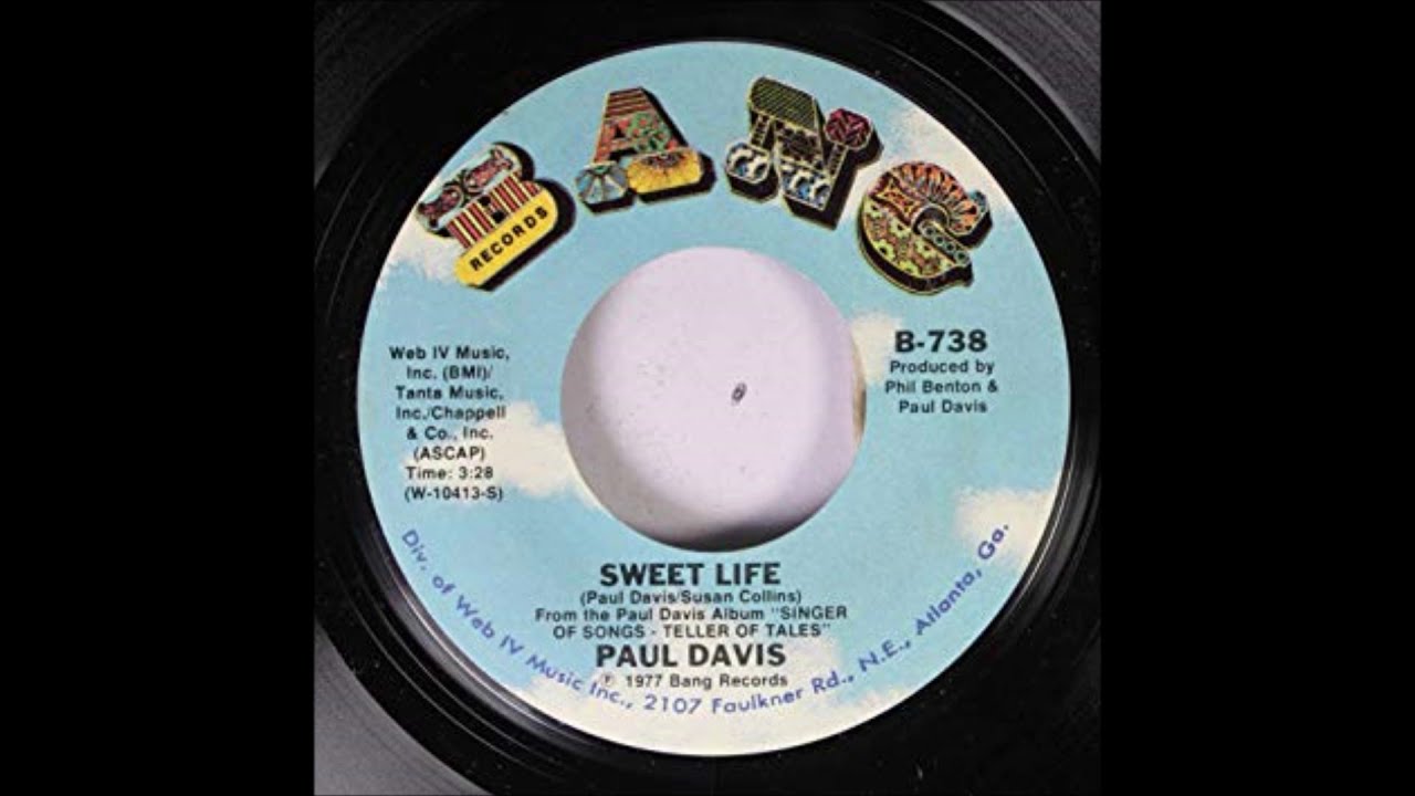 Sweet Life - Paul Davis (1977) - YouTube
