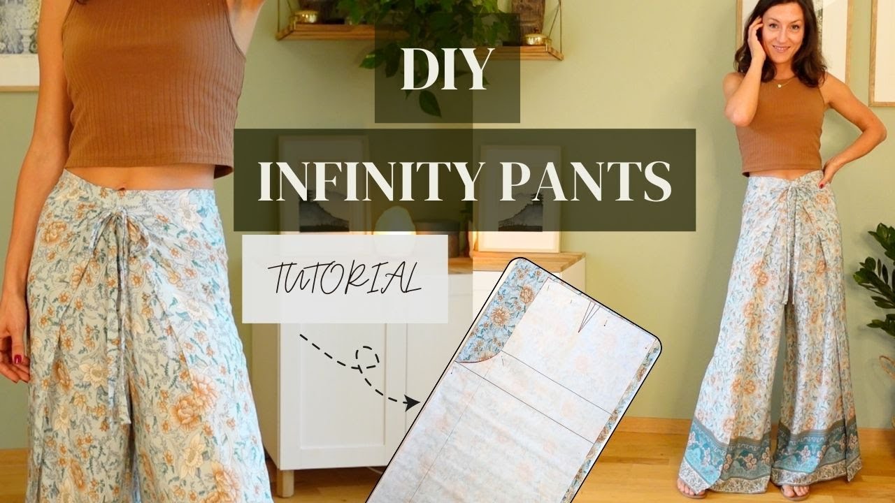 DIY Infinity Pants | Beginner-friendly | Pattern Drafting - YouTube