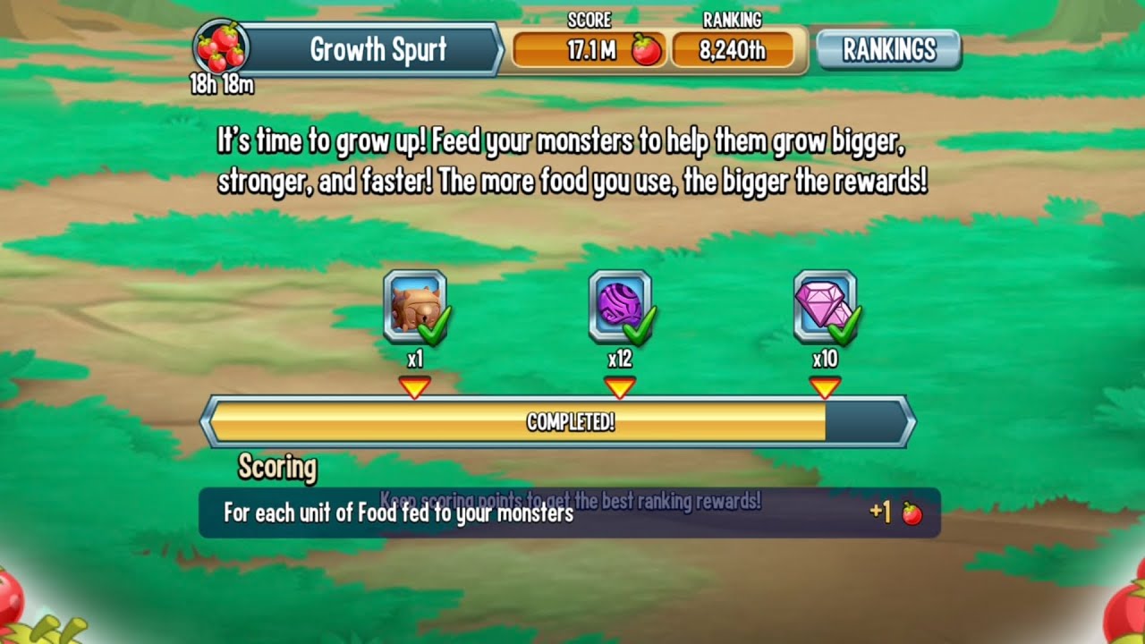 Monster Legends: Feeding 15+ Million Food in Monsters for 10 Gems (June ...