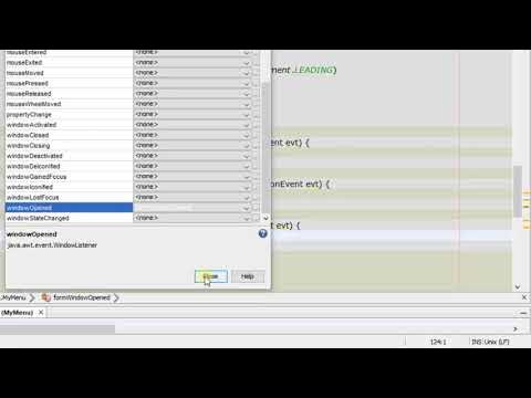 Membuat menu bar dengan netbeans - YouTube