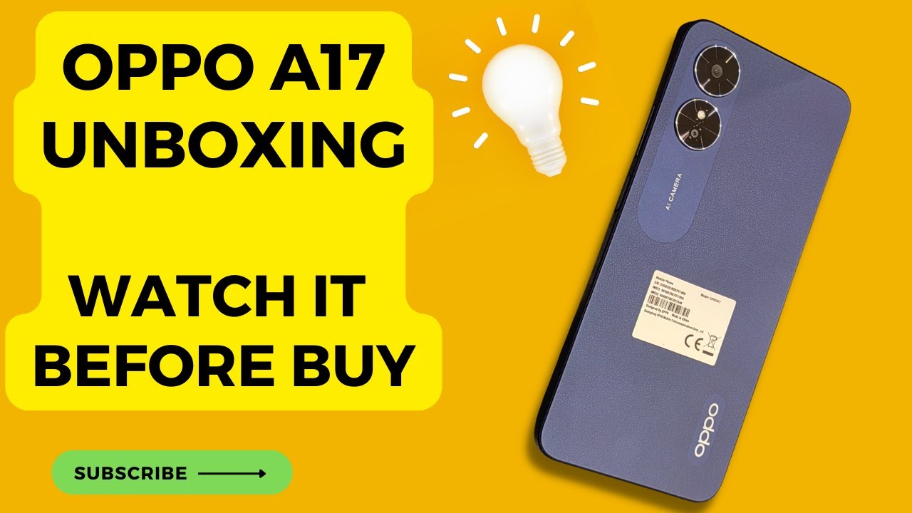Oppo A17 Unboxing | Specs | Watch it before Buy - YouTube