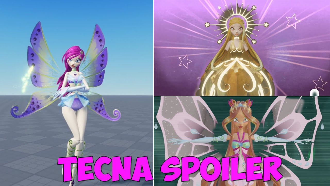 The Fairy Guardians - Tecna Enchantix, Golden Stella, Flora Enchantix ...