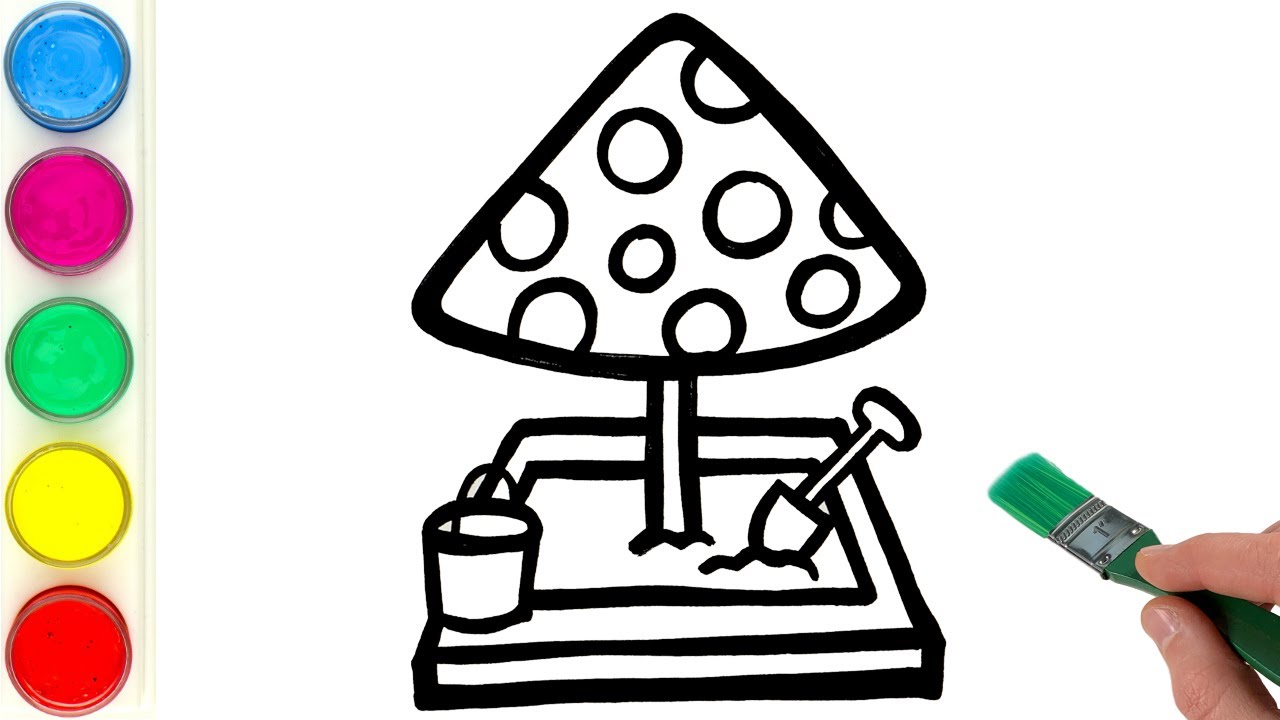 Children Playground Drawing, Painting and Coloring for Kids, Toddlers ...