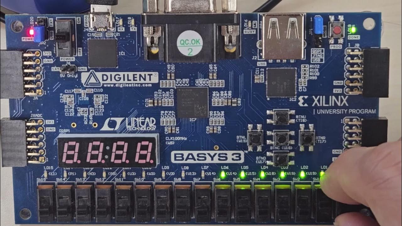 To fpga, led right shift, led left shift - YouTube