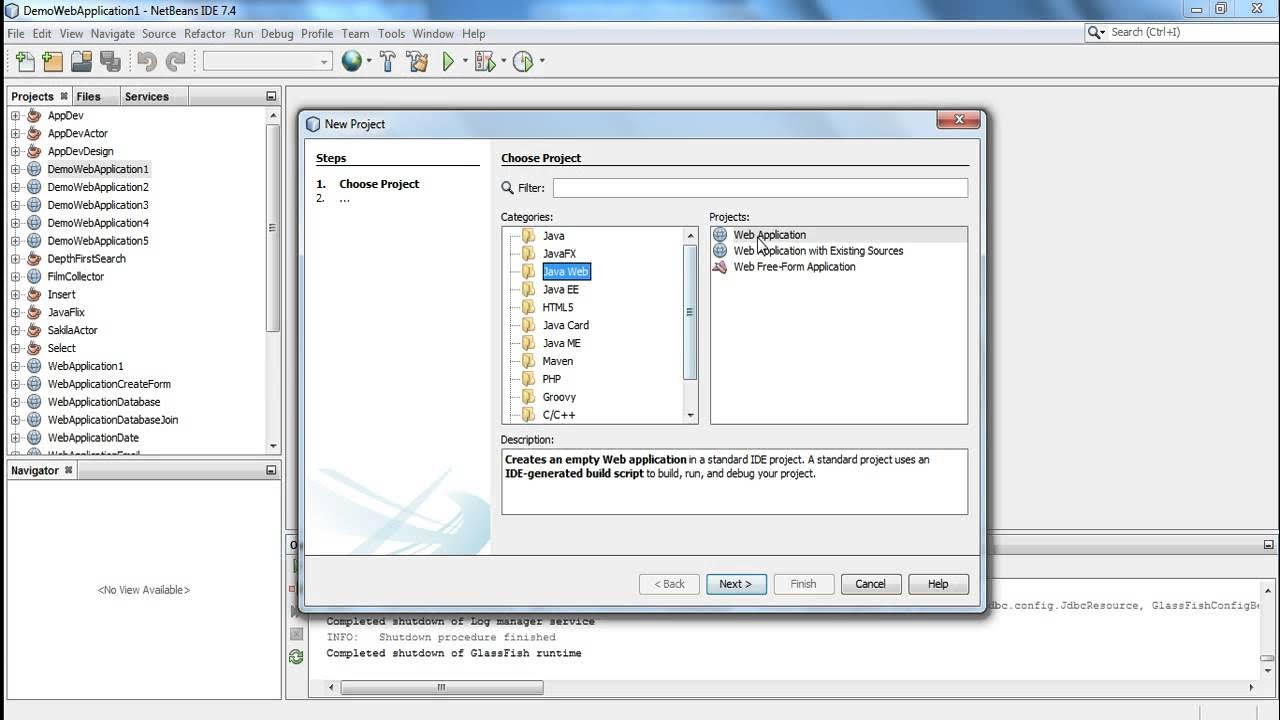 Creating A Simple JSP Web Application in NetBeans - YouTube