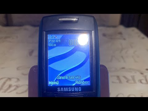 Samsung. E250 zil sesi ve mesaj sesi