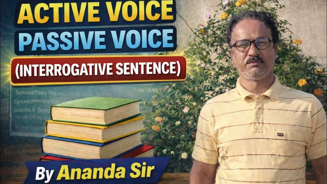 Passive Form of Interrogative Sentences | Voice Change Rules with ...
