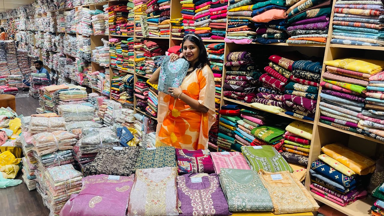 Aruna textile hub || Surat wholesale suit market || suit collection ...