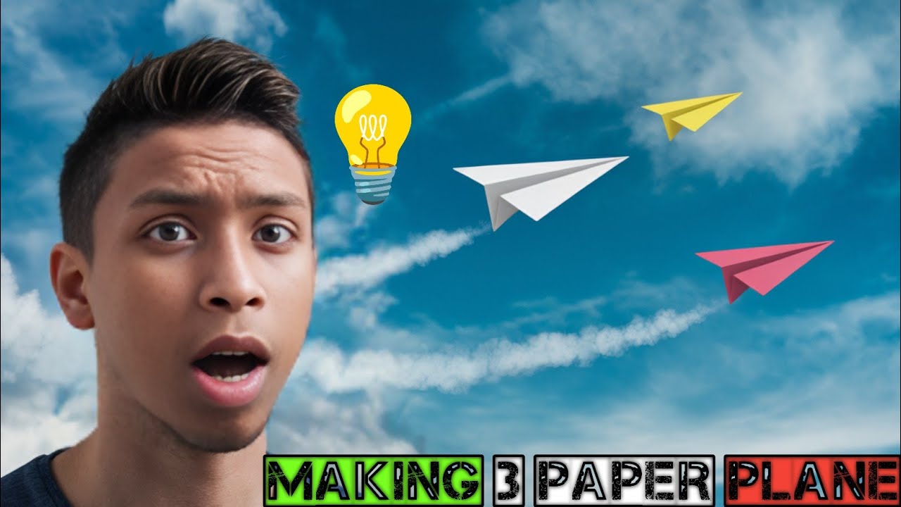 making 3 paper plane , "3 Incredible paper Airplane you can make right ...