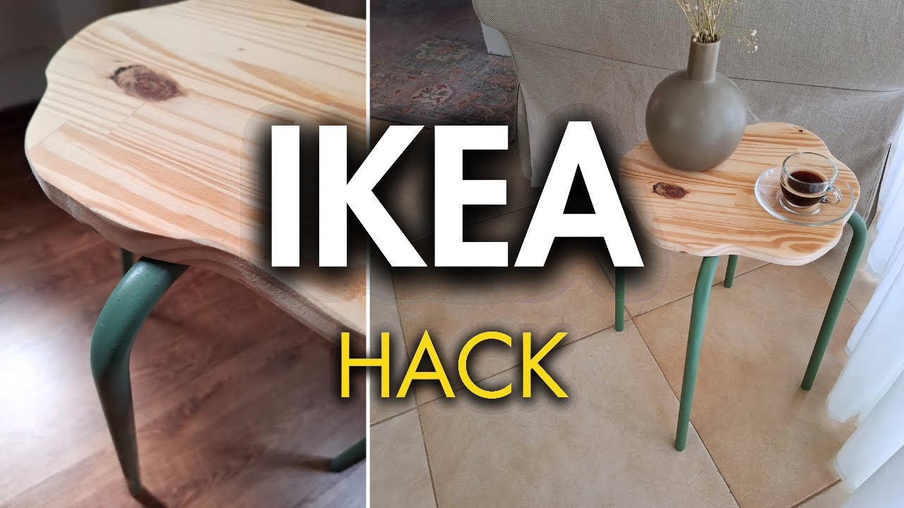 DIY IKEA hack MARIUS stool - budget friendly home decor project - YouTube