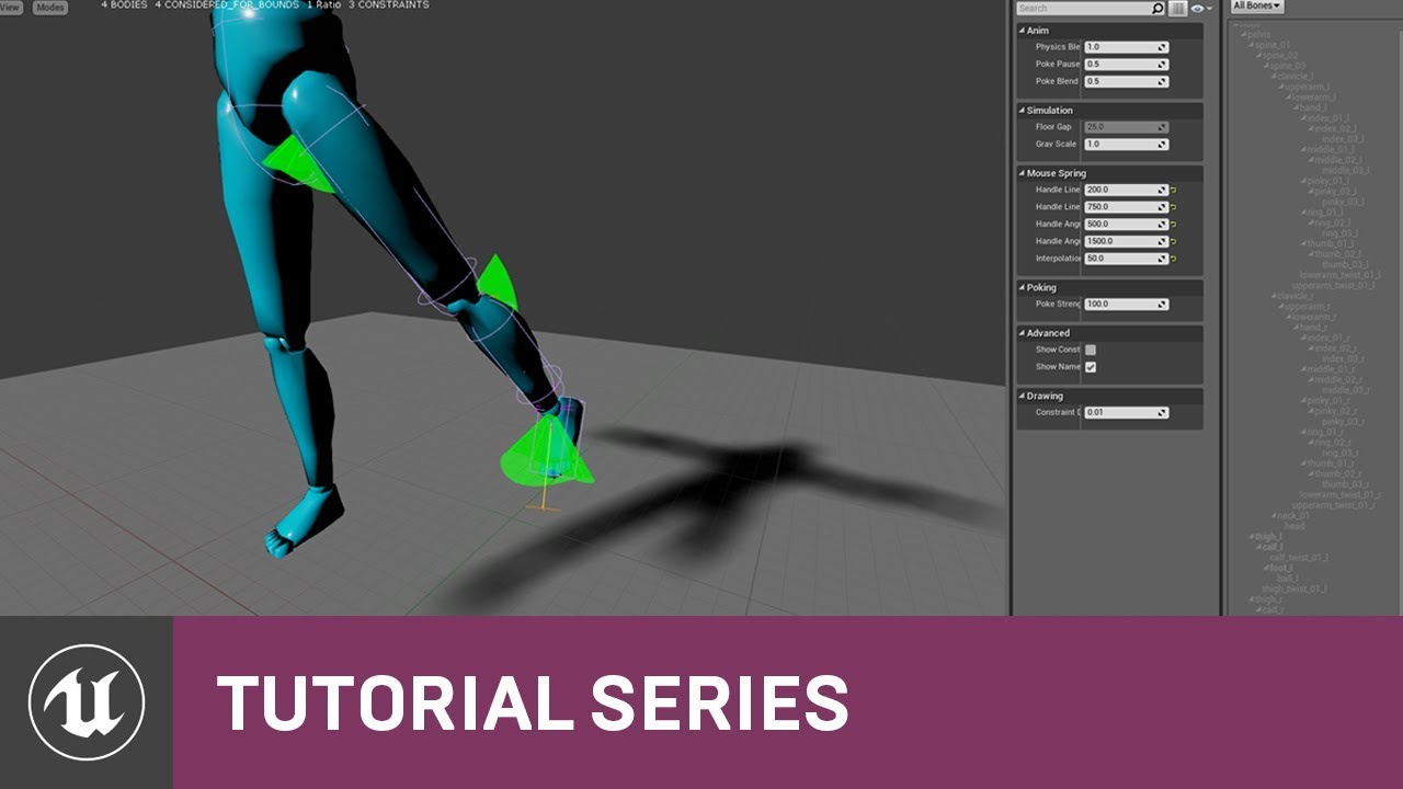 Phat Finishing The First Leg 04 V4 2 Tutorial Series Unreal Engine Youtube