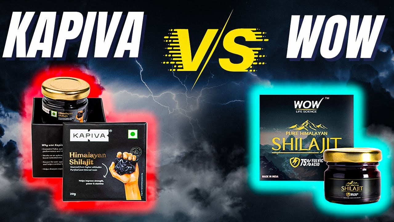 Battle of the Shilajit : Kapiva Shilajit vs Wow Shilajit- Which One is ...