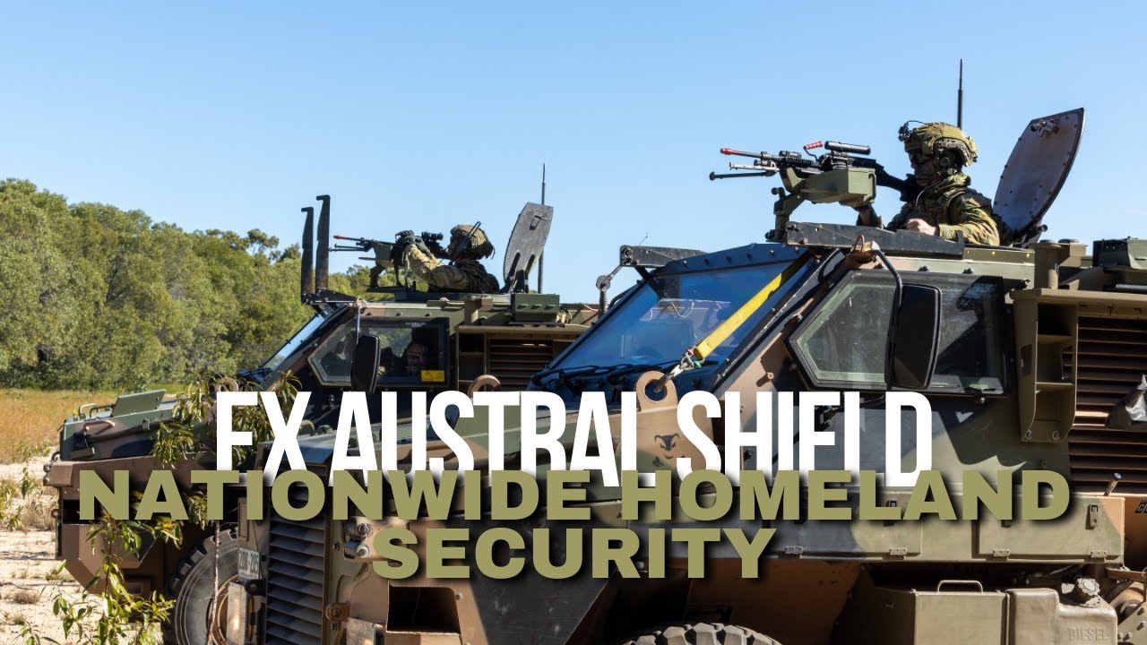 ADF | Exercise Austral Shield 2024 - Nationwide Homeland Security - YouTube