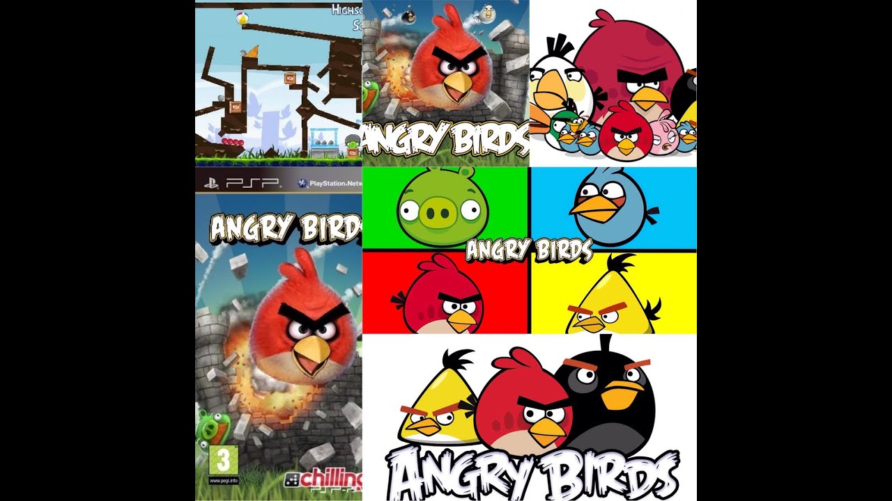 Обзор игры Angry birds на PSP - YouTube
