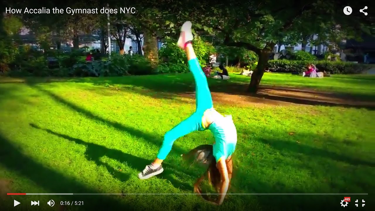 How a Not So Fliptastics Gymnast does New York City - YouTube