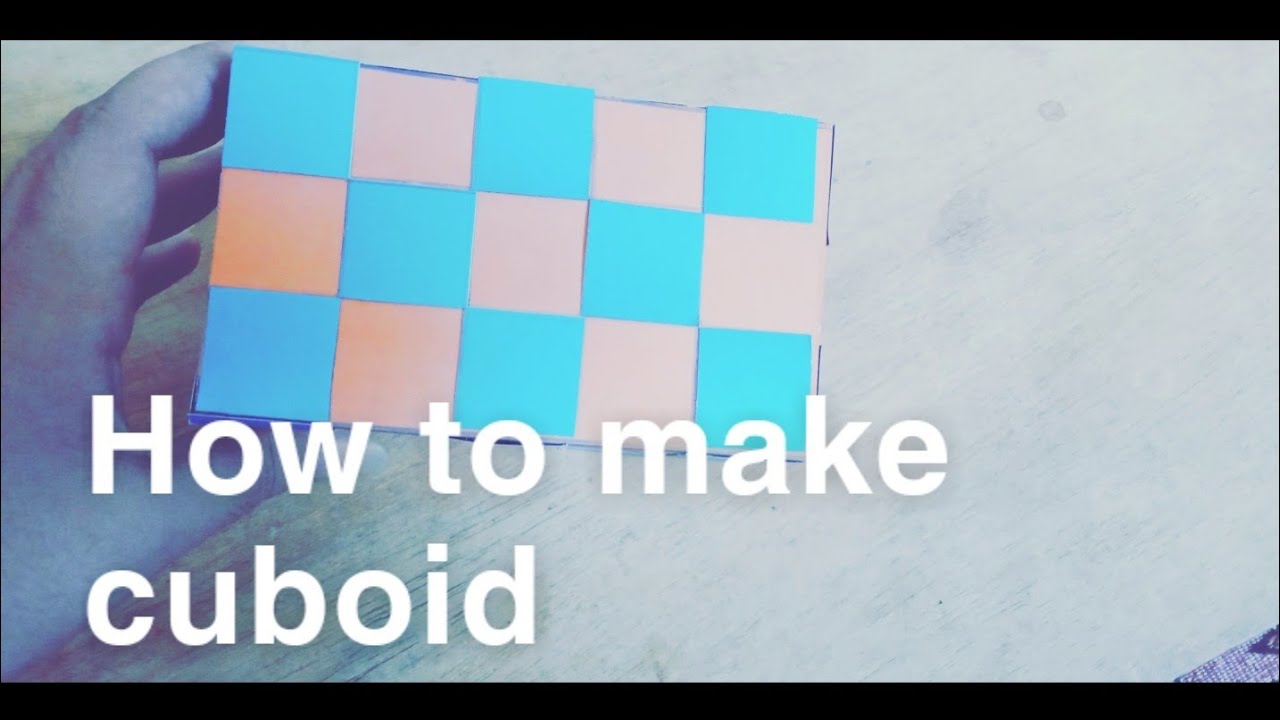 How to make cuboid. - YouTube