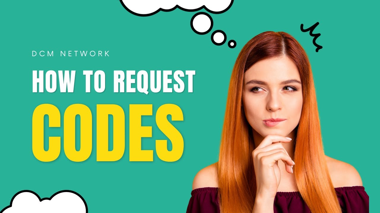 How to request codes? | DCMnetwork Affiliate Marketing - YouTube