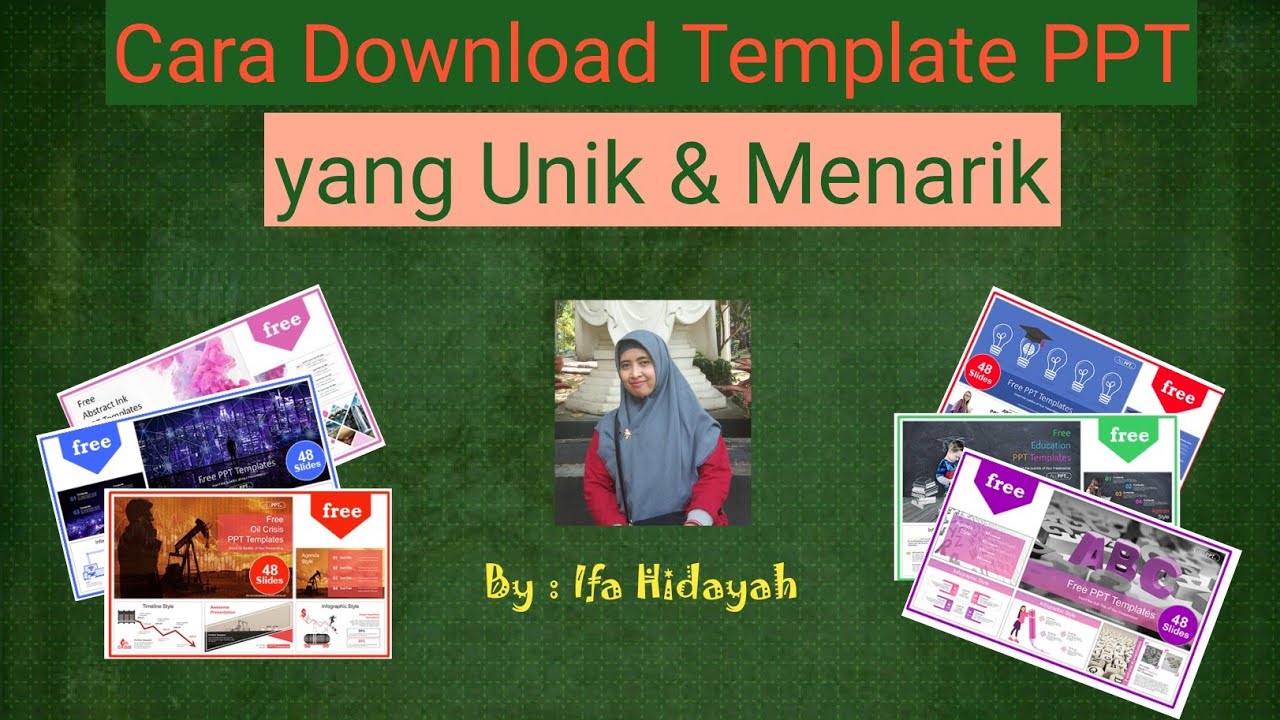 Cara Download Template PPT yang Unik & Menarik ( V-17 ) - YouTube