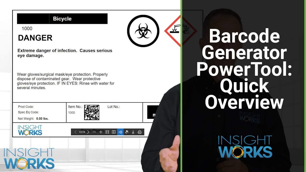Barcode Generator PowerTool - Quick Overview - YouTube