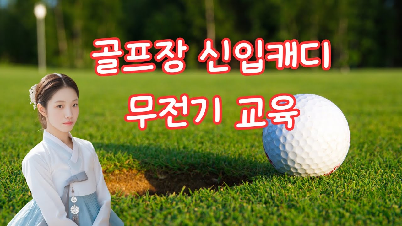 ⛳골프장 신입캐디 무전기 교육 골프장 골프캐디 골프 무전기 골프장교육 캐디교육 신입캐디 무전기교육 캐디