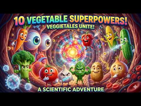 “10 Vegetables Inside Your Body 🥕 | How Food Helps Your Organs | Animated Science”
