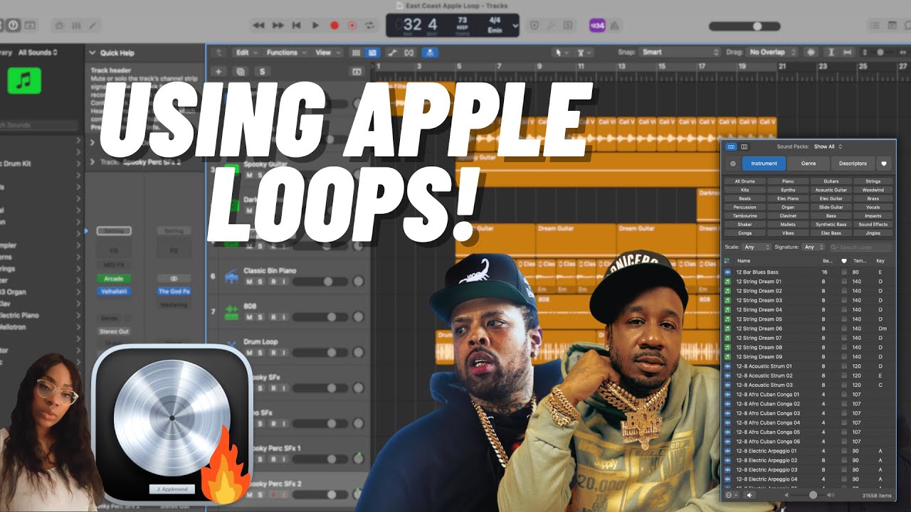 I made an East Coast Type Beat Using Apple Loops - YouTube