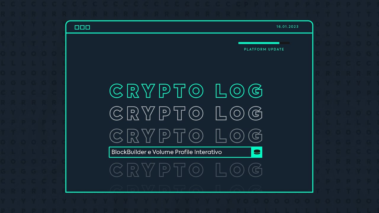 Crypto Log - BlockBuilder e Volume Profile Interativo - YouTube