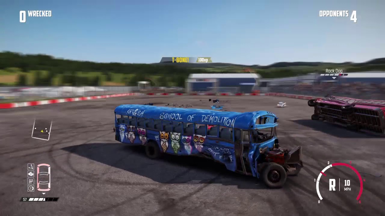 Wreckfest: school bus Heat - YouTube