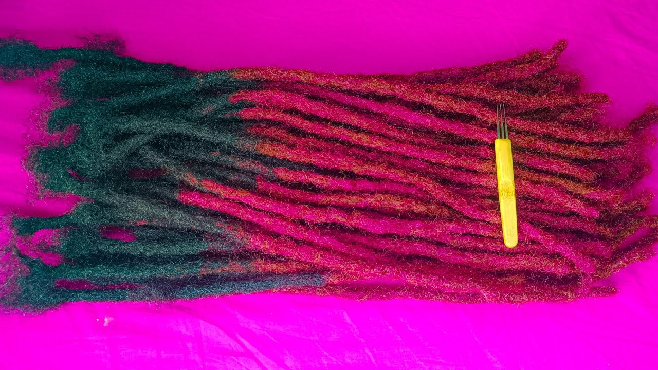 STEP BY STEP OMBRE DREADLOCS TUTORIAL|#dreadlocks - YouTube