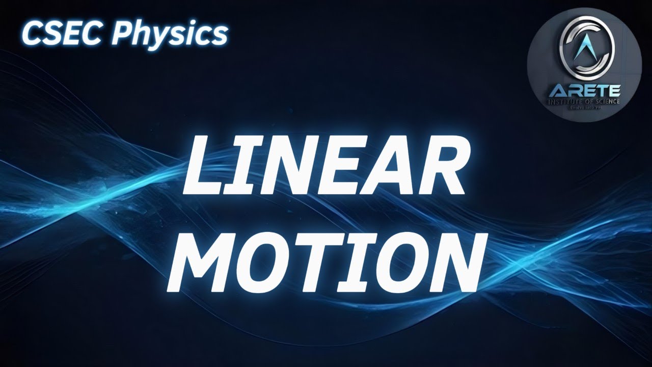 CSEC Physics - Linear Motion - YouTube