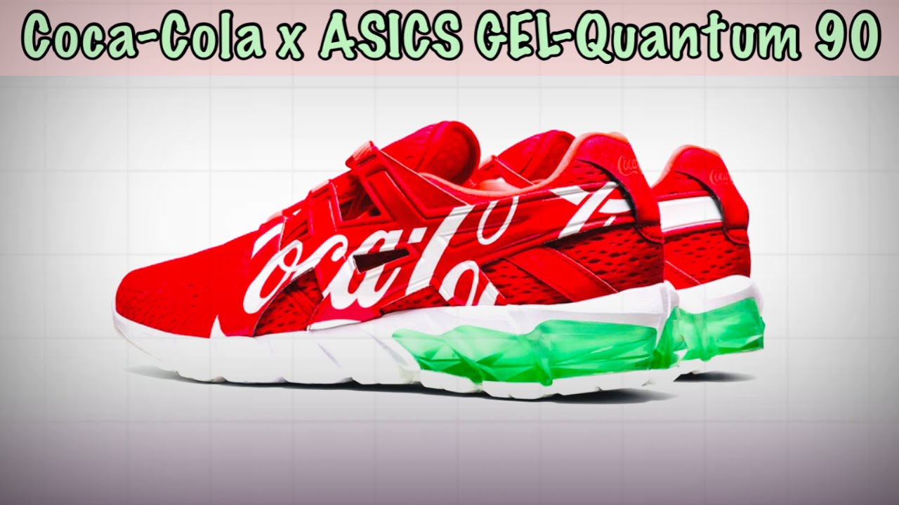 Coca-Cola x ASICS GEL Quantum 90 2021 DETAILED LOOK and Release Update ...