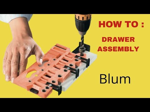 blum How to assemble drawers easily DIY WOODWORKING - YouTube