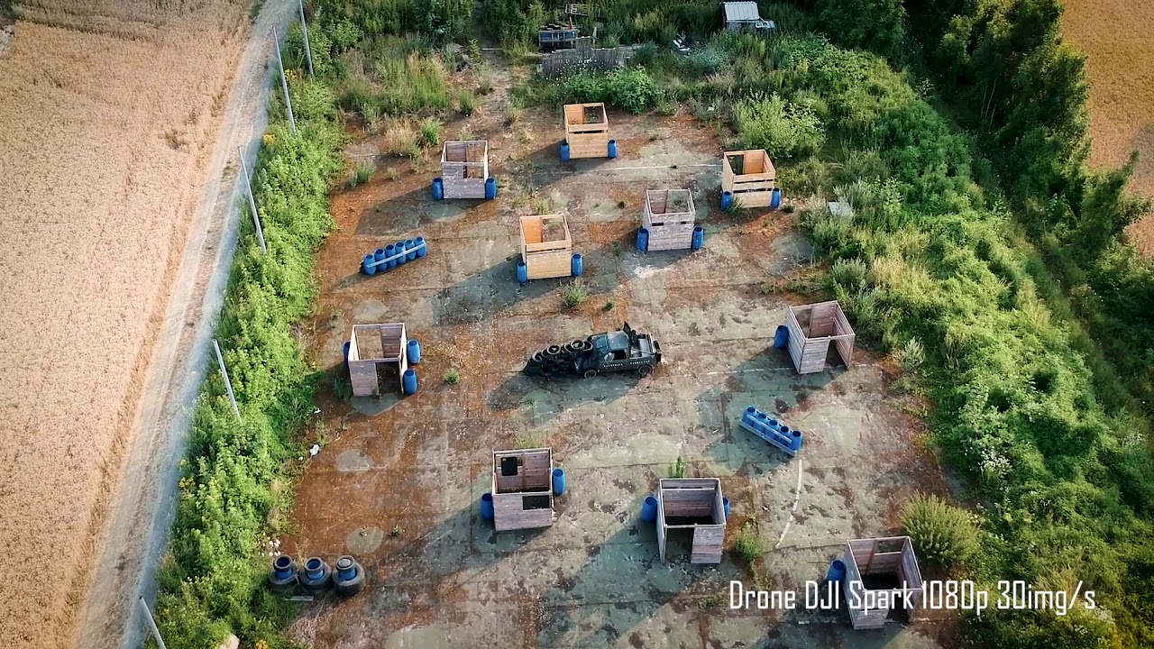 Terrain CQB (Close Quarter Combat) en construction chez Paintball ...