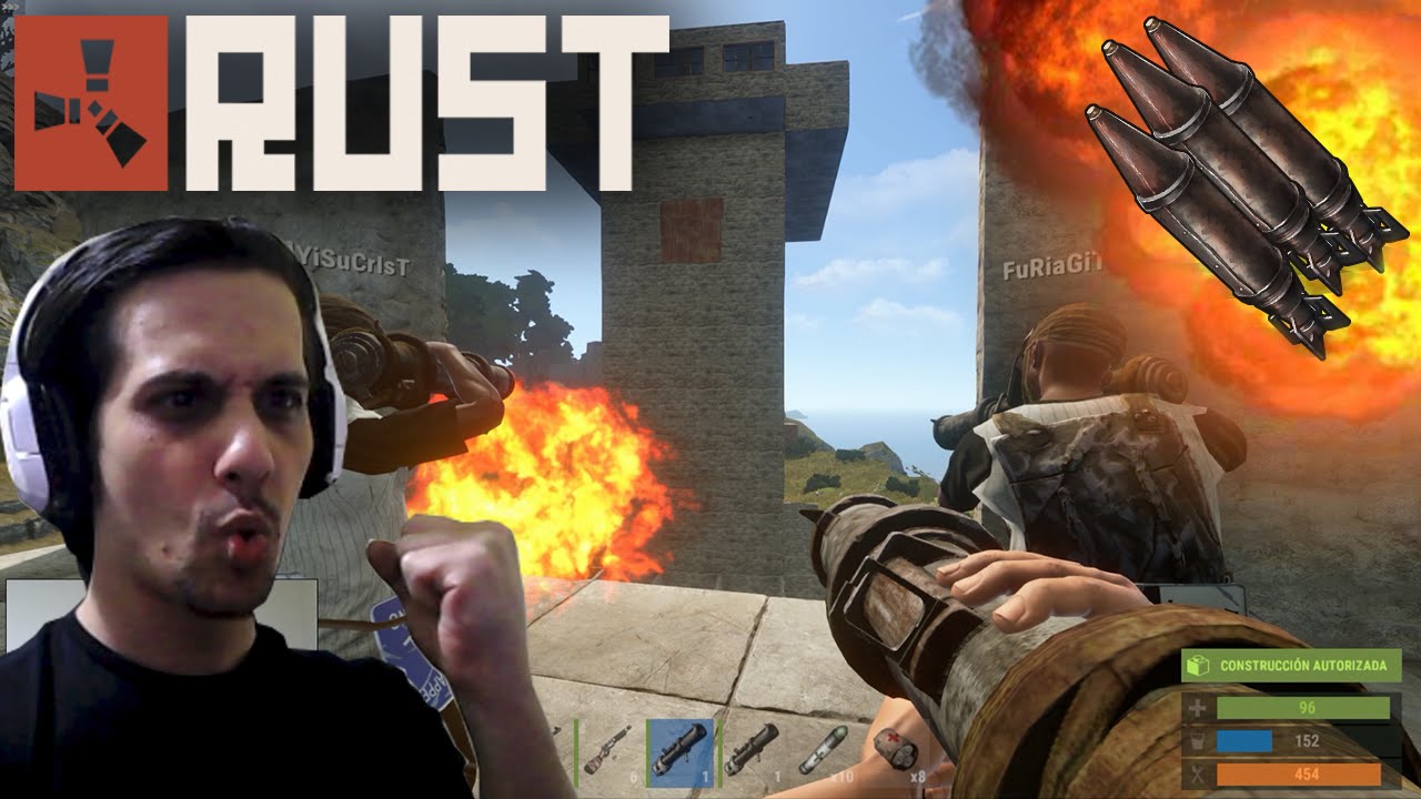 RUST #70 DIVERSIÓN A MISILES!!! - Gameplay español - YouTube
