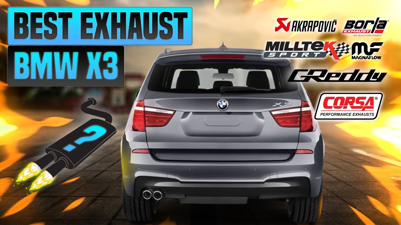 BMW X3 Exhaust Sound🔥Akrapovic,Dahler,Dinan,Fi,Fox,Max Racing,Remus,RES ...