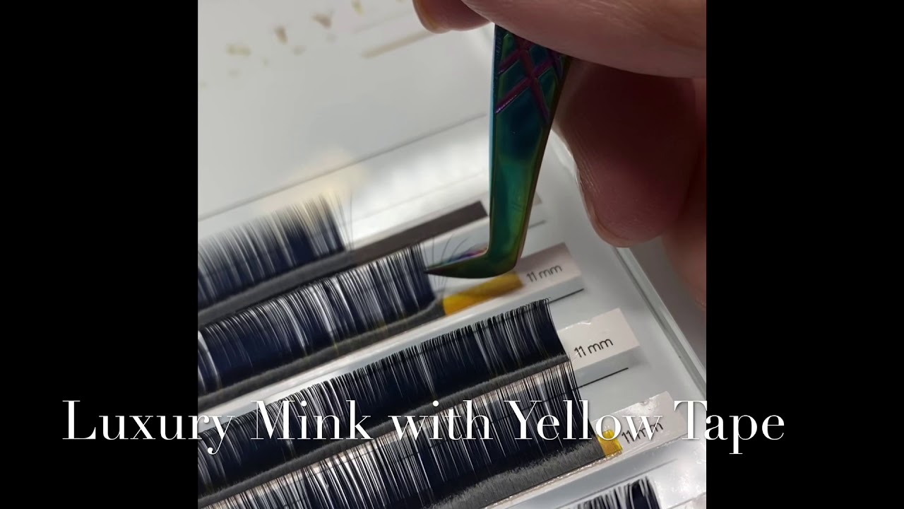 Eyelash extension perfect fan - YouTube
