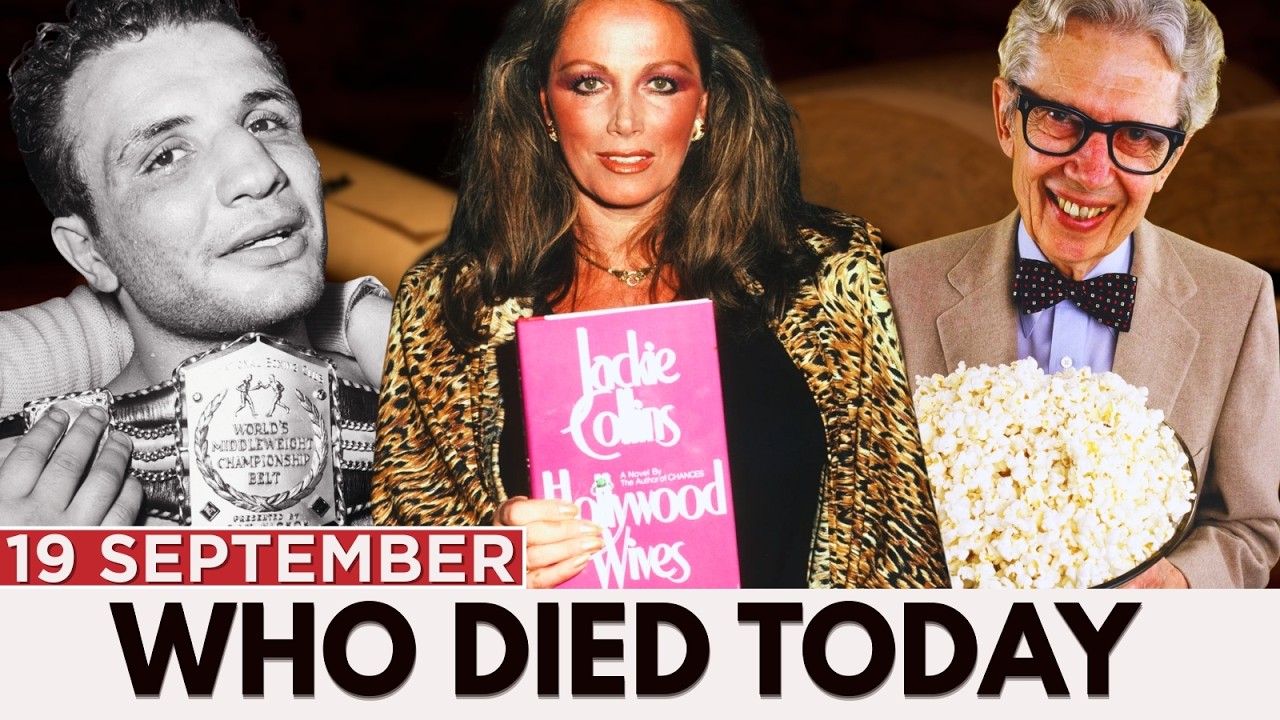 Who Died Today | Famous Deaths On This Day 19 SEPTEMBER - YouTube