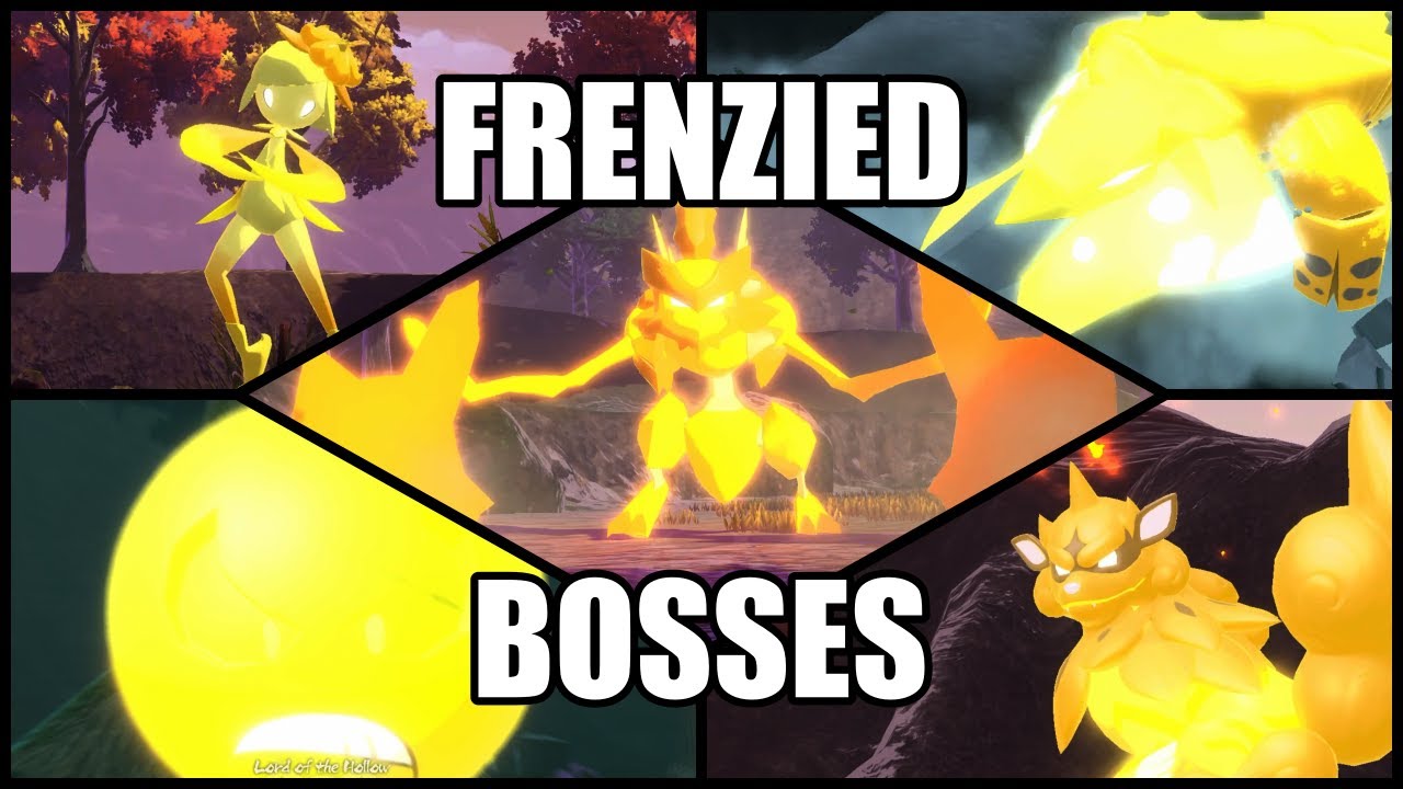 Pokemon Legends Arceus - All Frenzied Bosses - YouTube